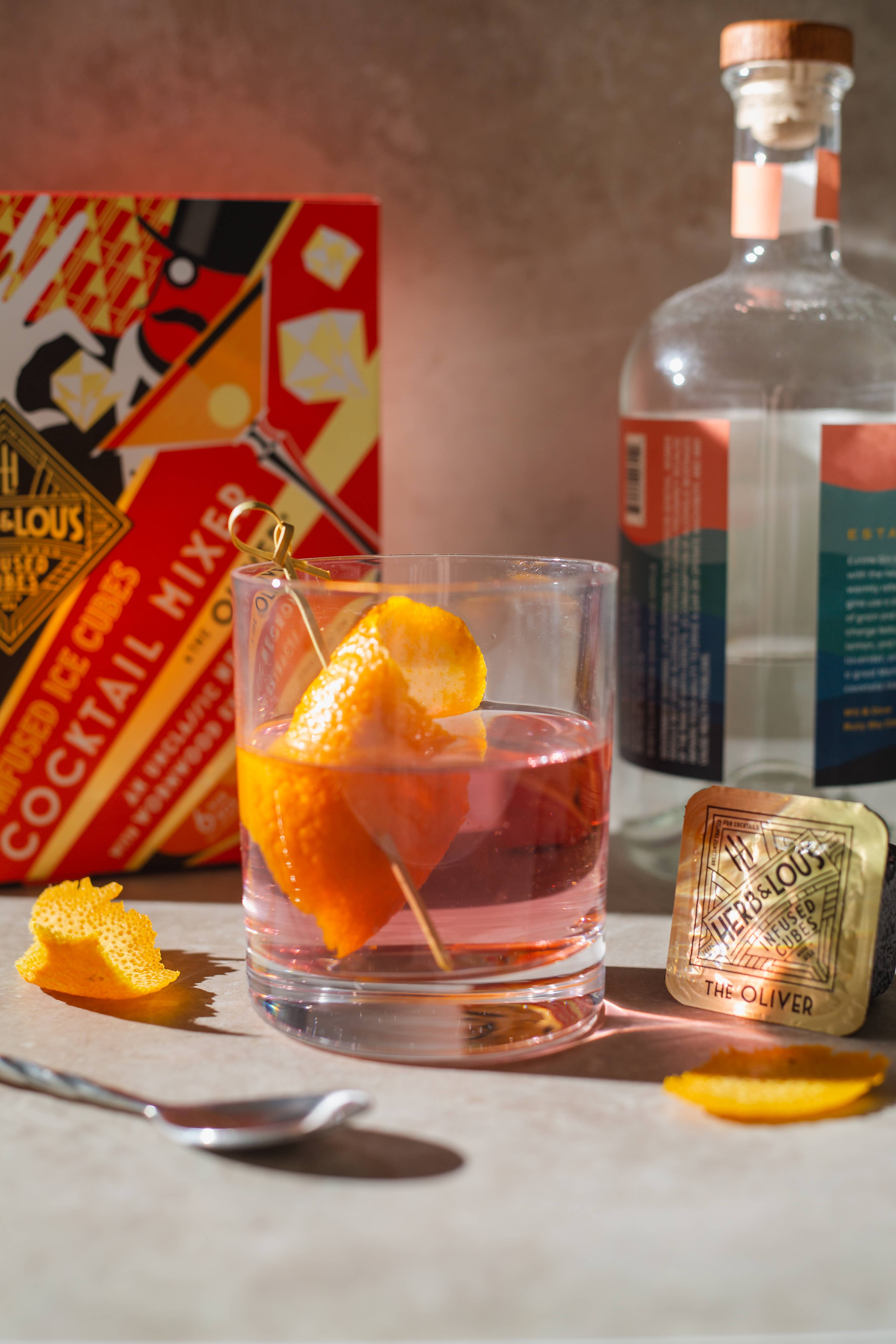 Unclassic Negroni Cocktail Mixer Cubes - 6-Cube Pack | Wheat and Vine LLC