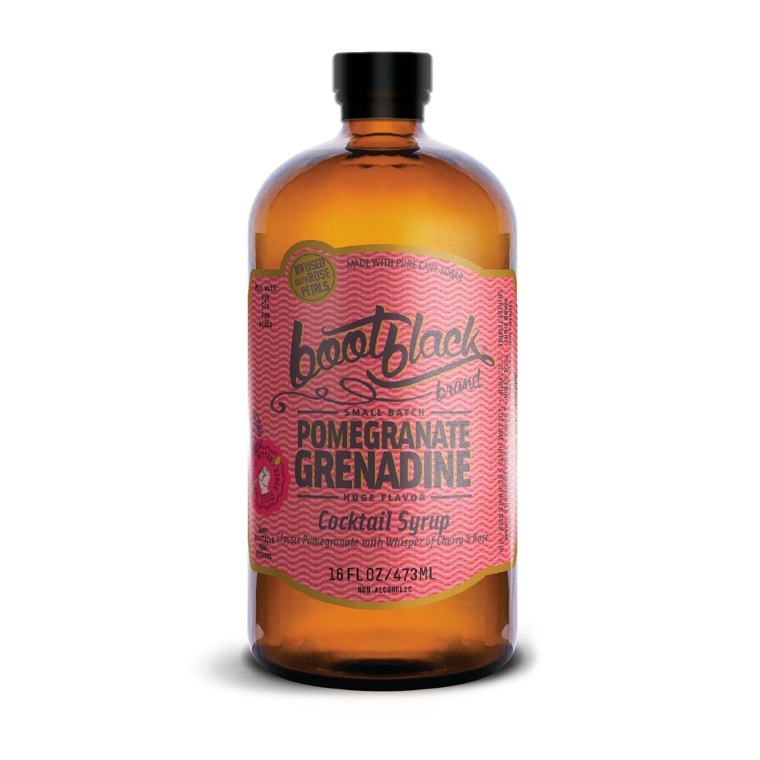 Pomegranate Grenadine Cocktail Syrup - 16 OZ | Wheat and Vine LLC