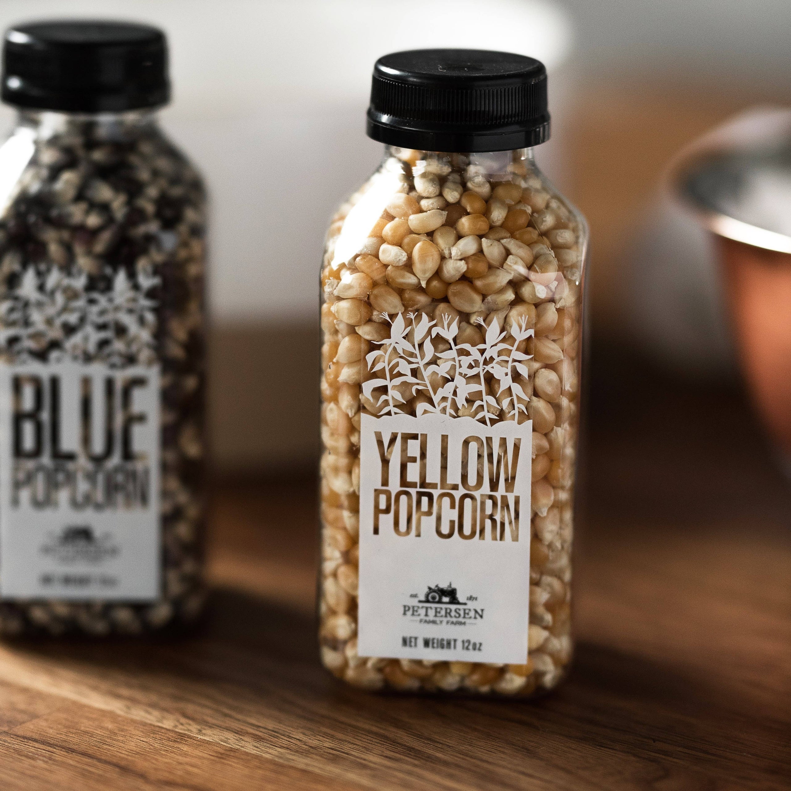 Farm Fresh Yellow Bottled Popcorn | Wheat and Vine LLC